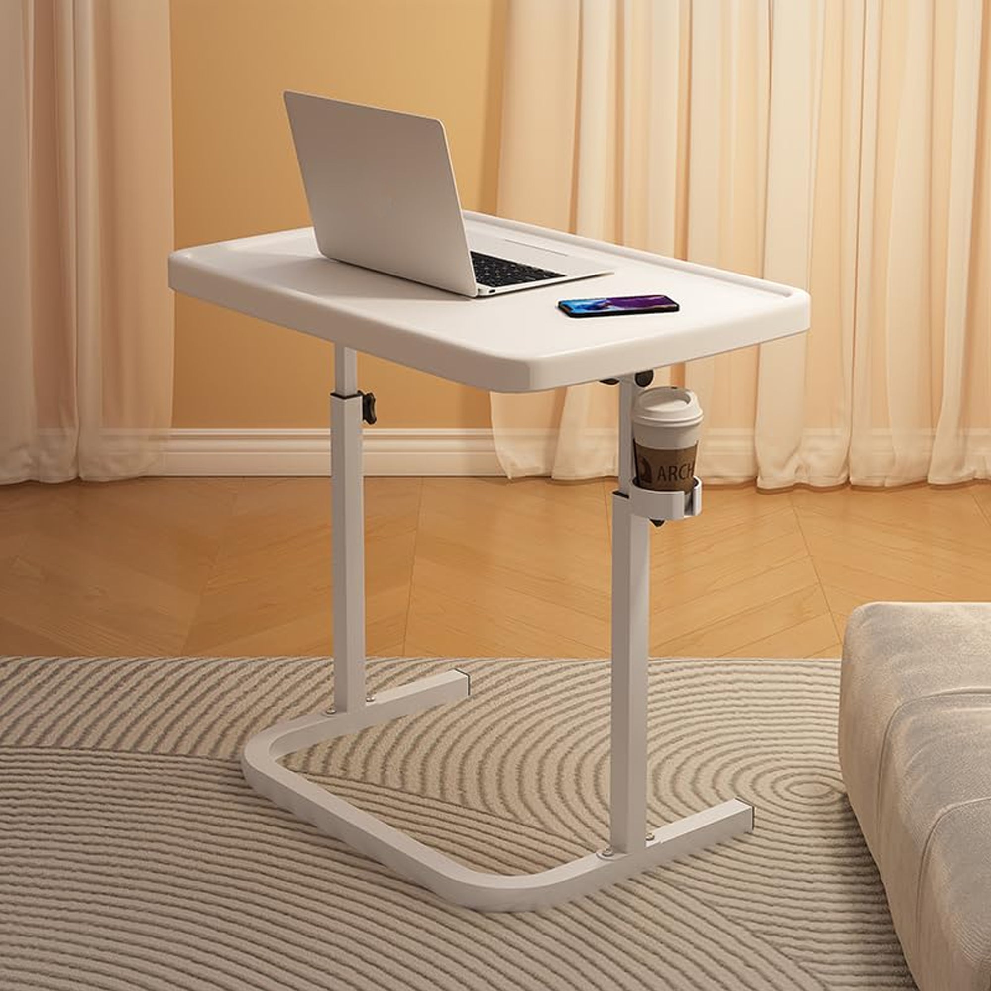 SAVYA HOME Height Adjustable Table for Office Work with Adj. Table Top ...