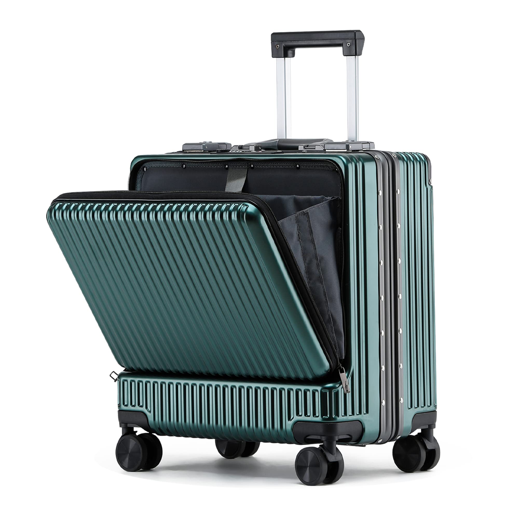 THE CLOWNFISH JetSetter Series Carry-On Luggage PolyCarbonate Hard Cas ...