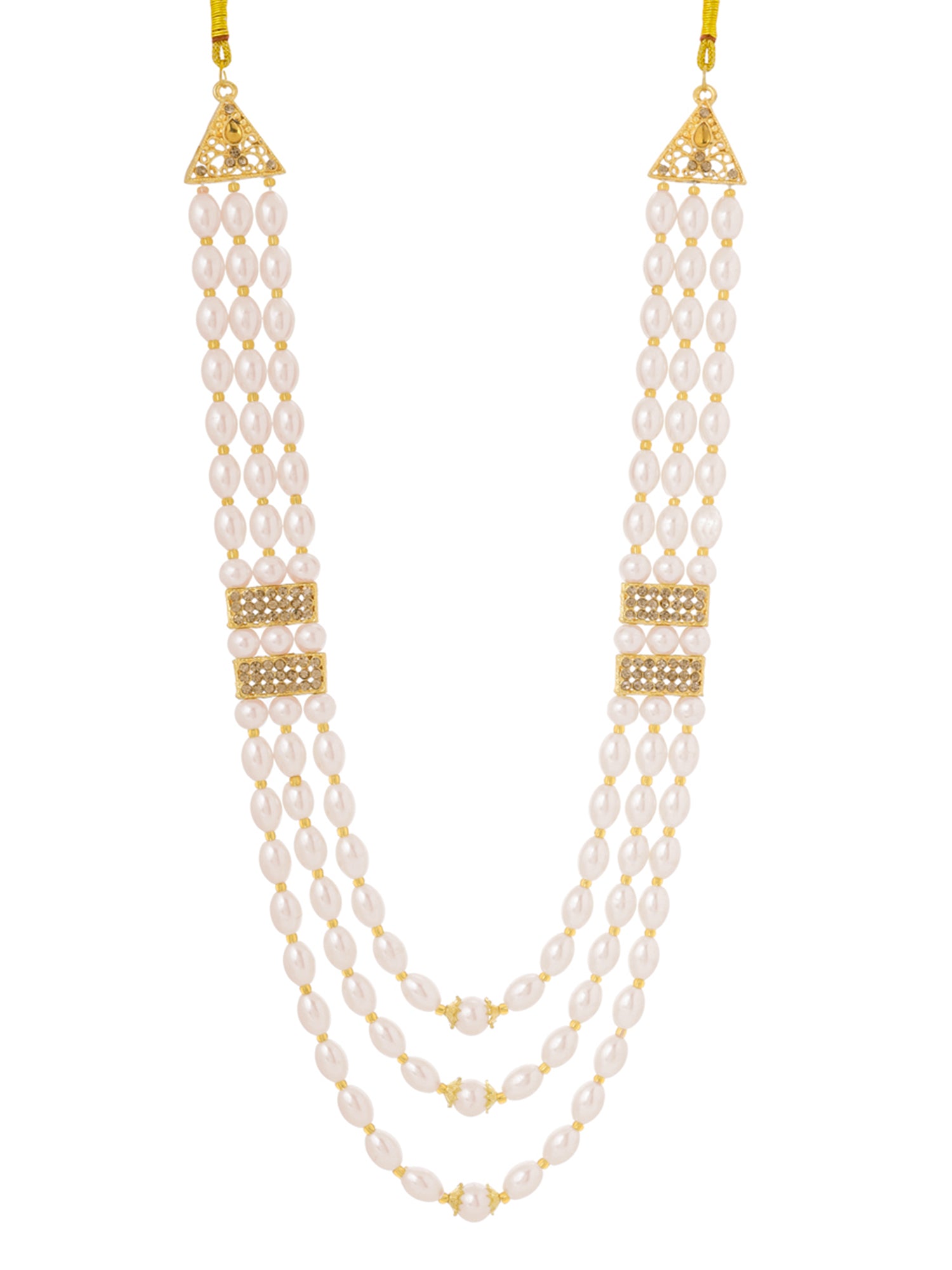 Buy Men's Pearl Dulha Moti Mala Necklace - Maharaja Style – The Better Home