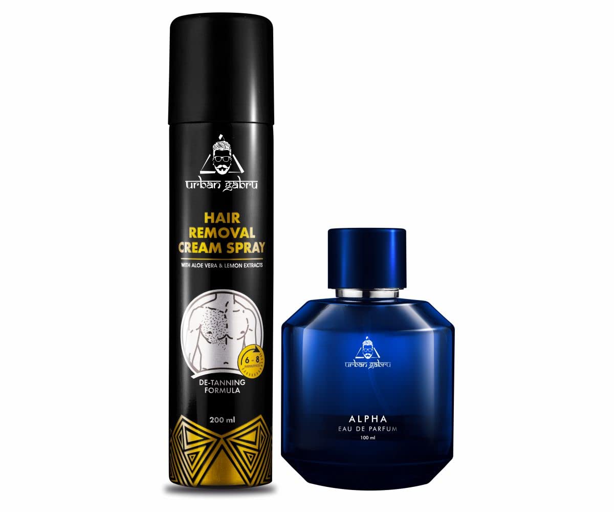 Buy Combo: Urbangabru Hair Removal Cream Spray & Alpha Perfume – The ...