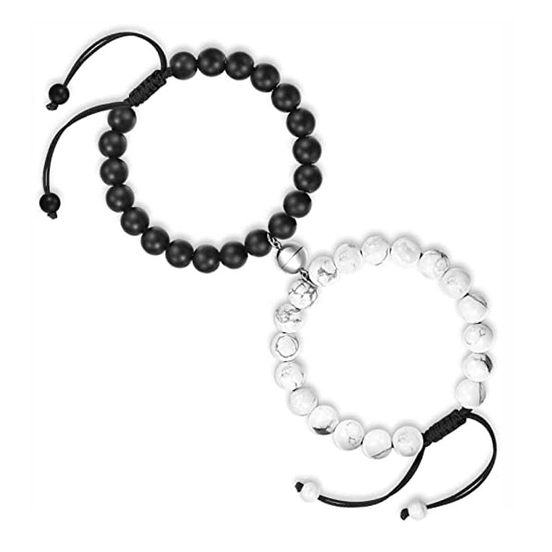 Buy Combo: Unisex Adjustable Beads Bracelets with Magnetic Charms – The ...