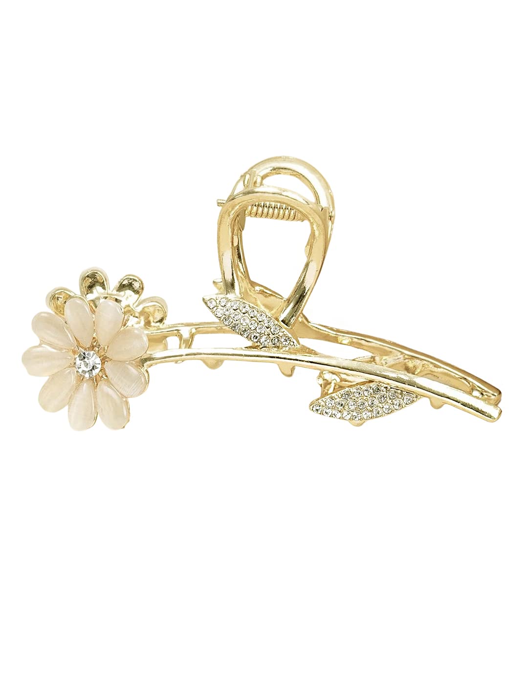 Buy Golden Floral Hair Clip - Classic French Barrette – The Better Home