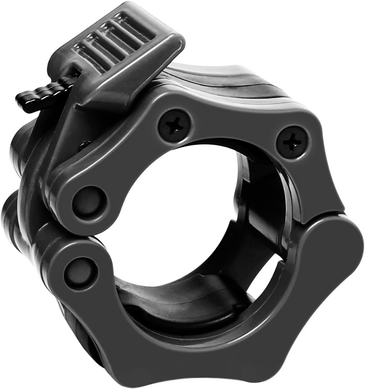 Buy Barbell Lock Collar - Quick Release, Protects Barbell | Black – The ...