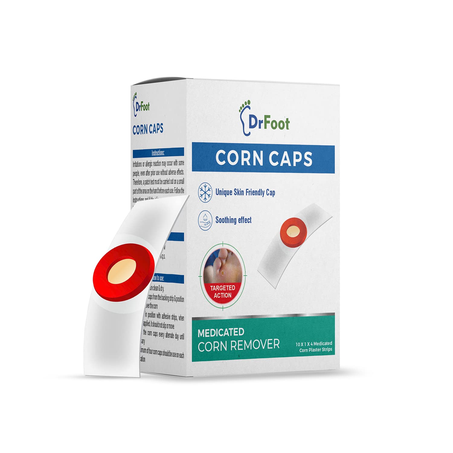 Buy Corn Caps: Fast & Effective Corn Remover | 40 Strips – The Better Home