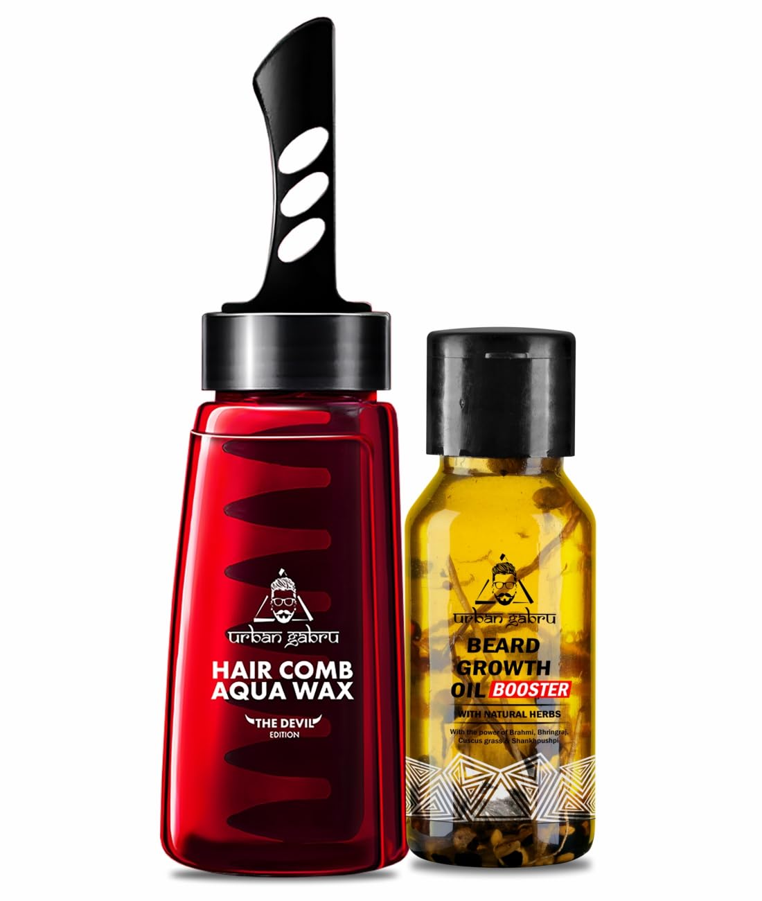 Buy Combo: UrbanGabru Beard Booster Growth Oil & Aqua Wax – The Better Home