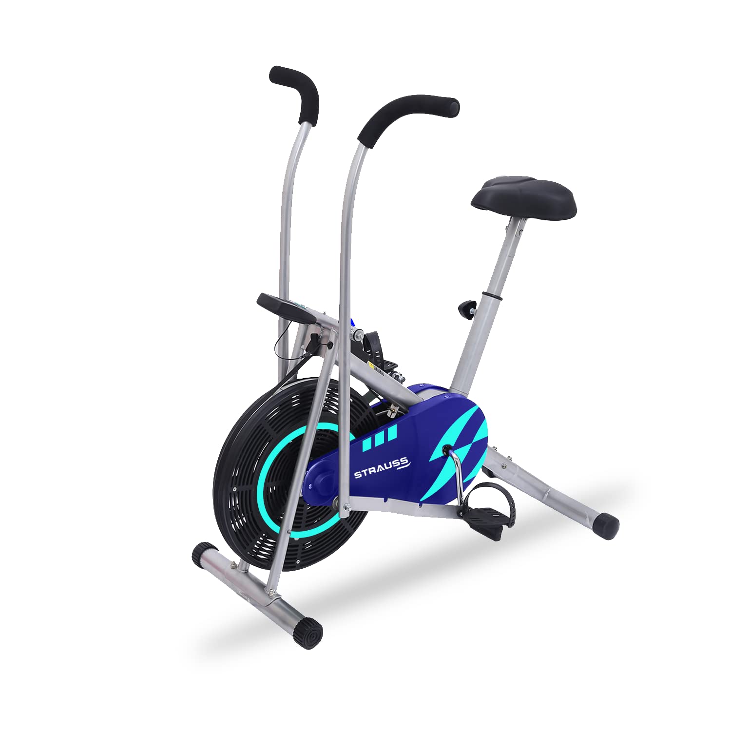 Buy Strauss Stayfit Exercise Bike - Moving & Stationary Handles – The ...