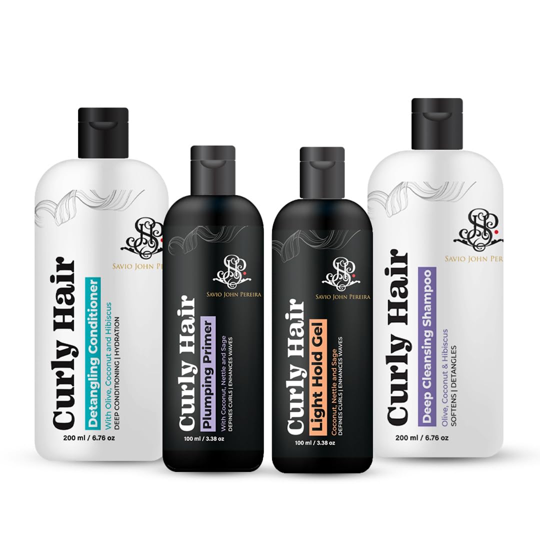 Buy Combo: Curly Hair Care Set with Shampoo & Conditioner – The Better Home