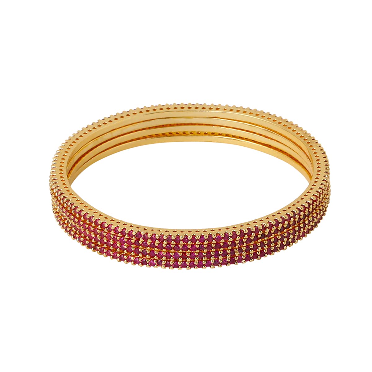 Buy Traditional American Diamond Bangles for Women – The Better Home