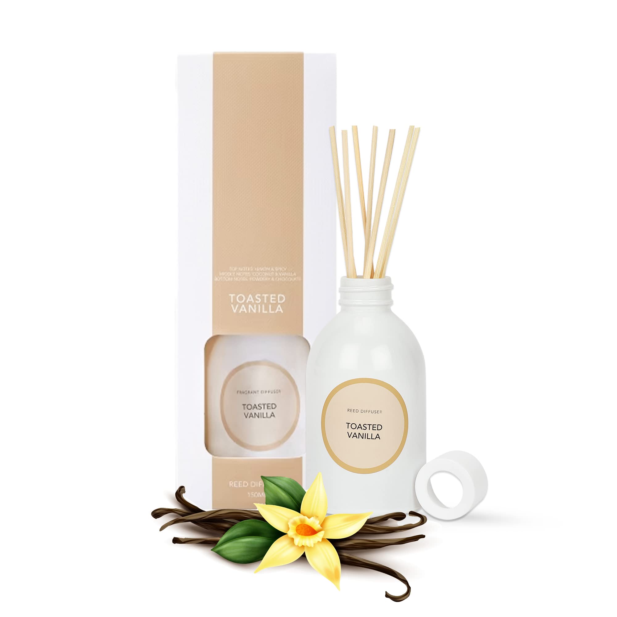 Buy Toasted Vanilla Diffuser - Alcohol-Free Formula | 150ml – The ...