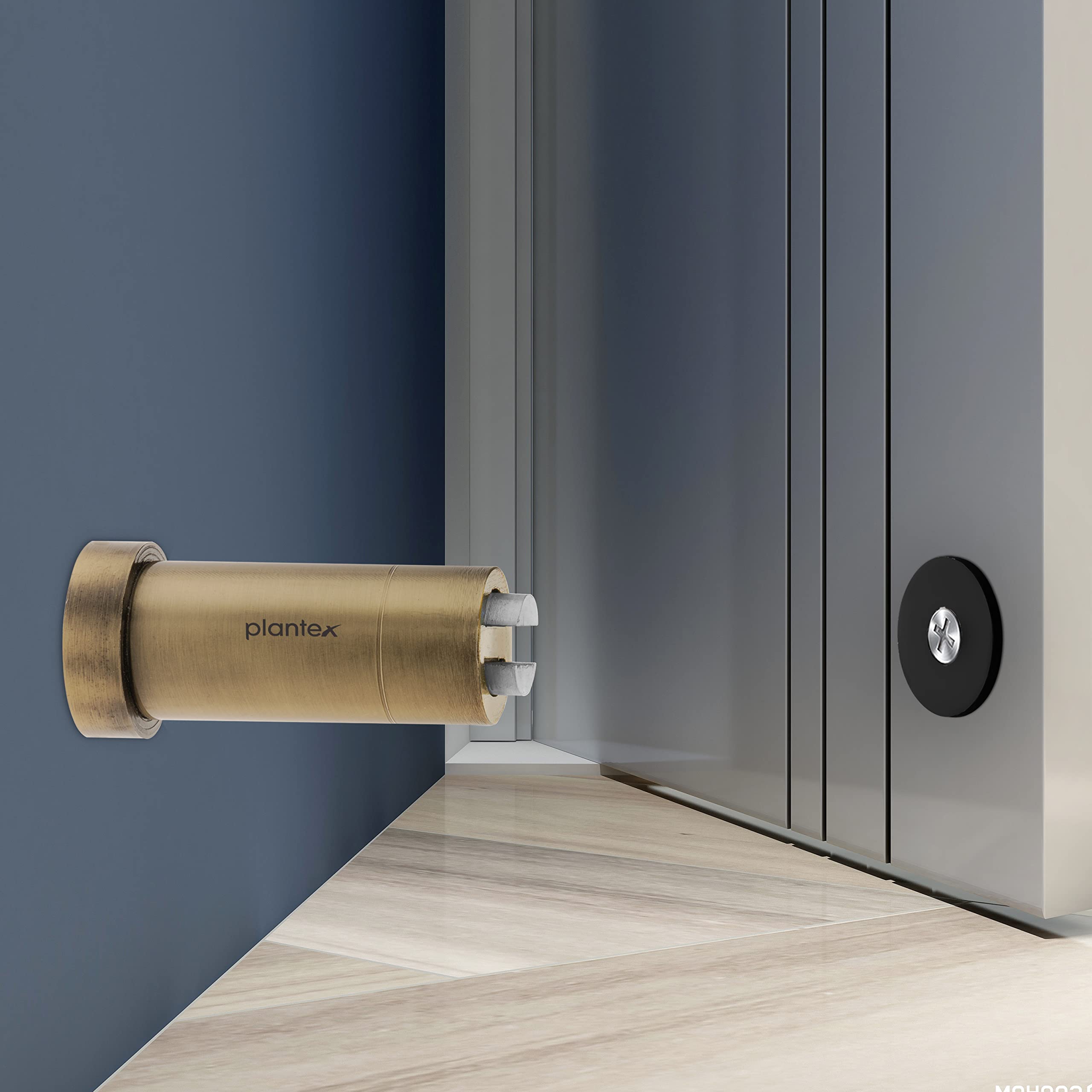 Plantex Door Back Stopper|Door Magnetic stoper|Stainless Steel Wall Mo ...