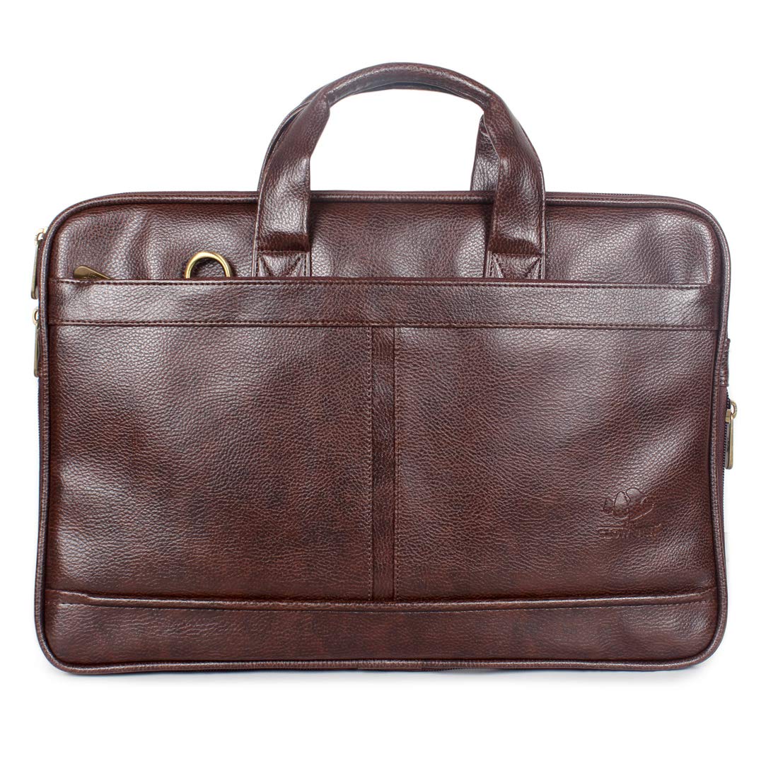 Buy Faux Leather Slim Expandable Laptop Messenger Bag – The Better Home