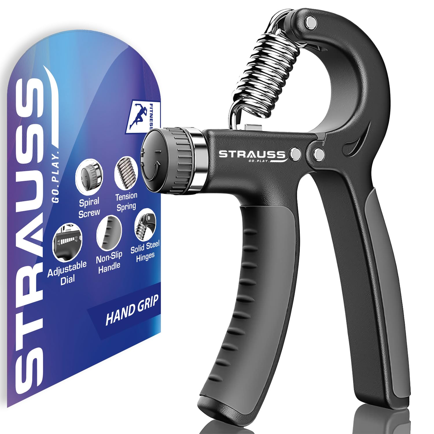Buy Adjustable Hand Grip Strengthener - Improved Finger Strength – The ...