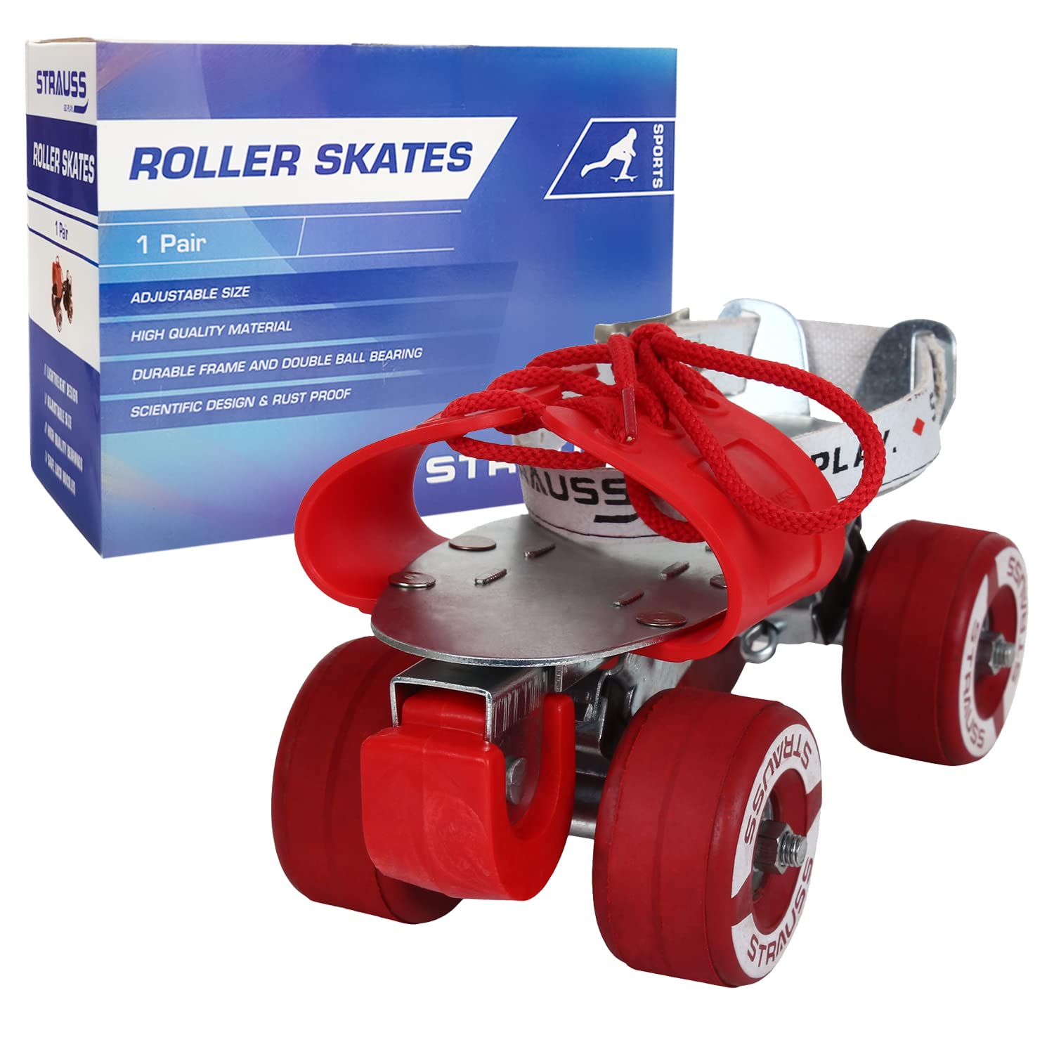 Buy STRAUSS Senior Tenacity Roller Skates - Adjustable & Safe – The ...