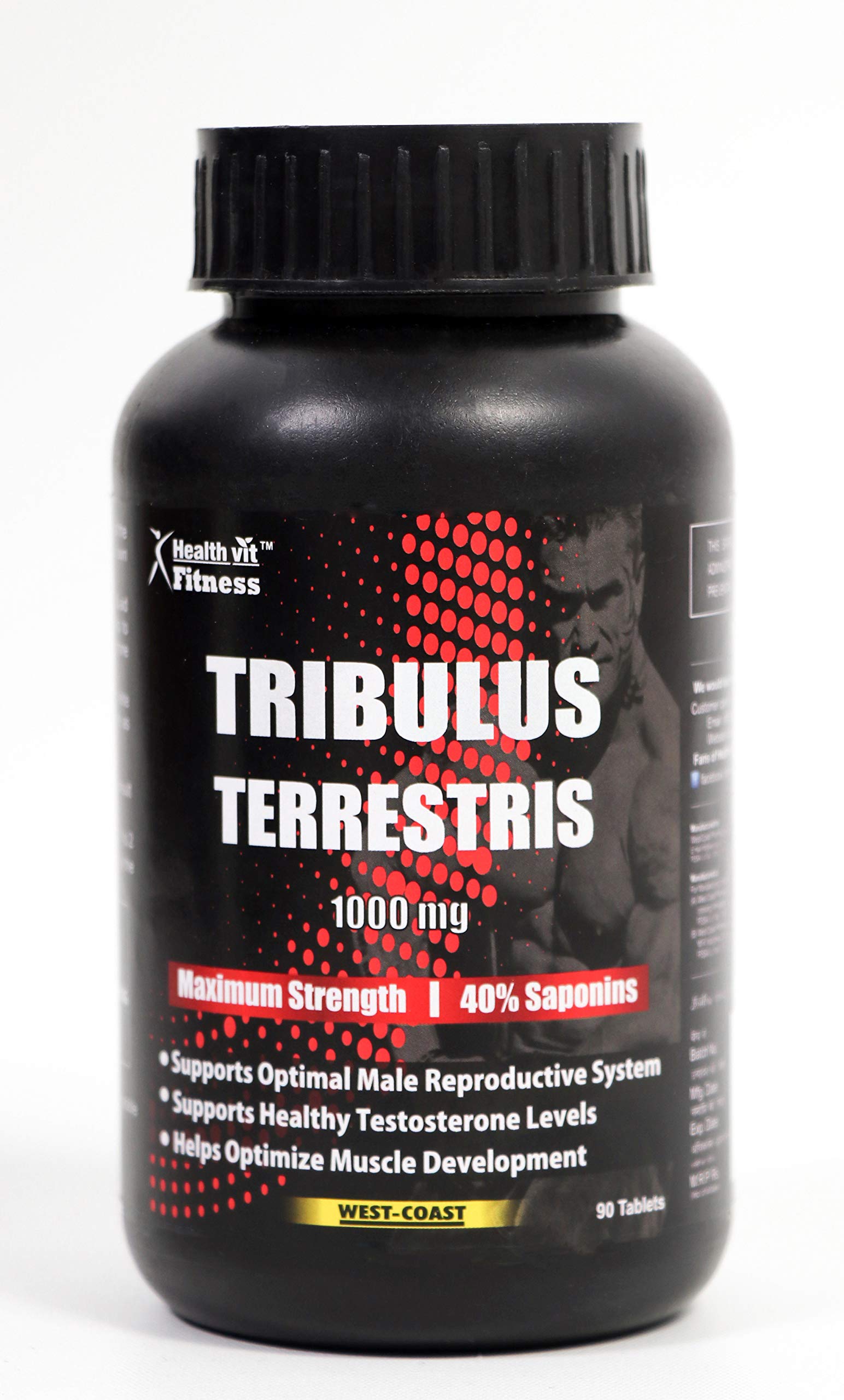 Buy Healthvit Fitness Tribulus Terrestris 1000mg Tablets – The Better Home