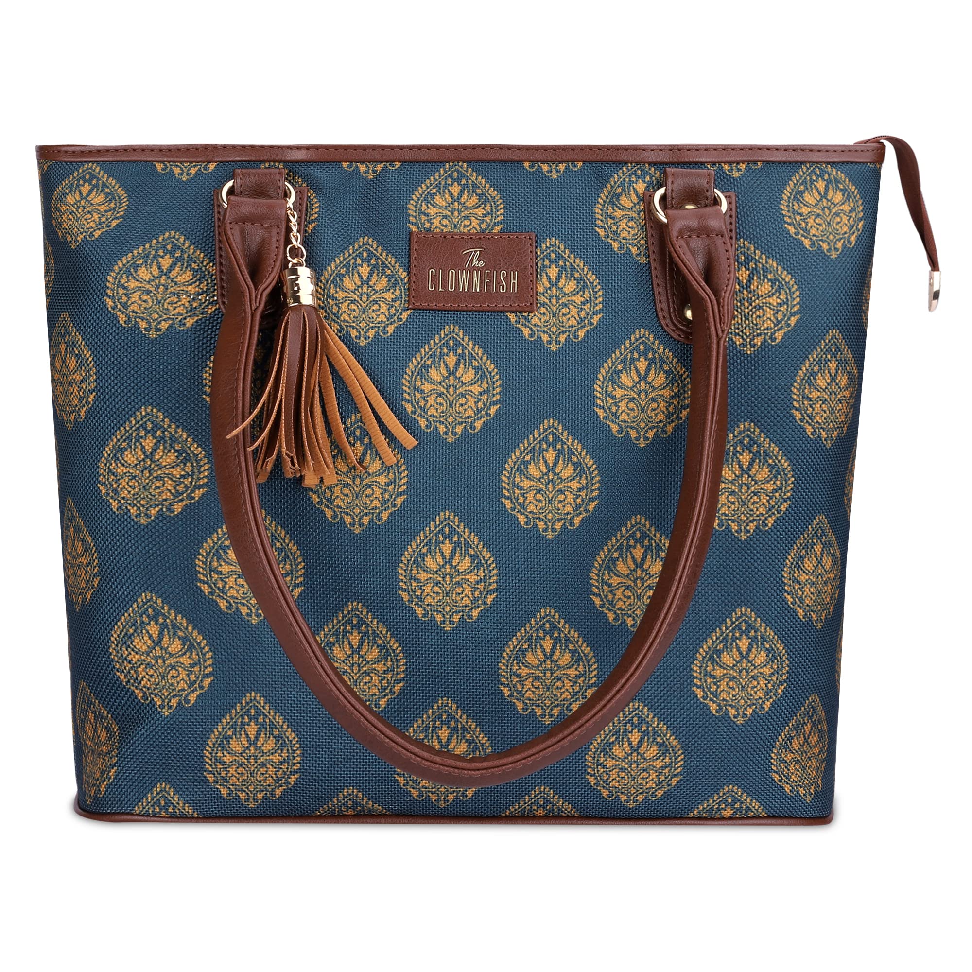 Buy Percy: Fabric Handbag with Stylish Floral Print | 15L | Peacock ...