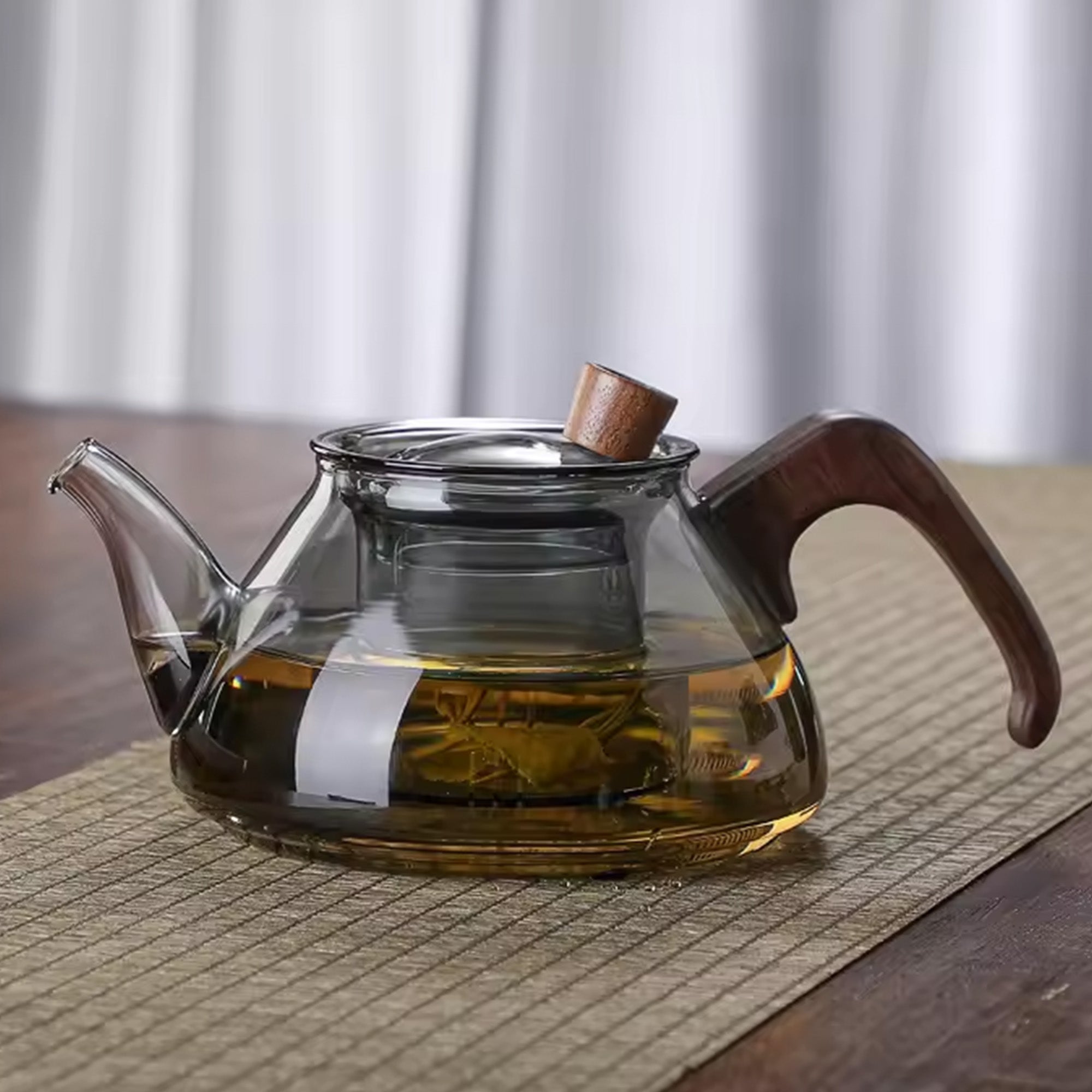 Buy Glass Tea Kettle - Stovetop Safe with Infuser | 650ml – The Better Home
