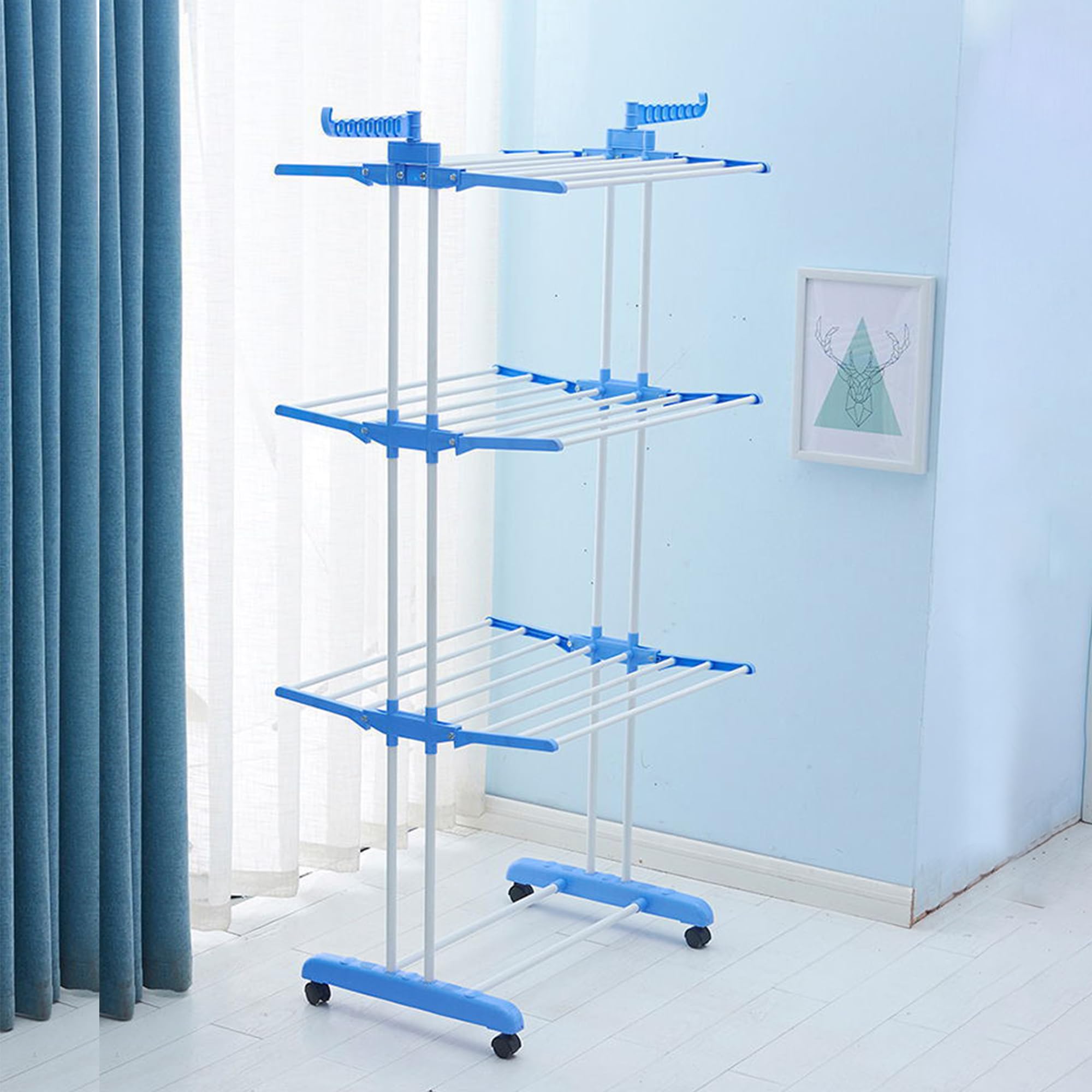 Buy Kuber Industries Cloth Drying Stand: Foldable & Durable – The ...