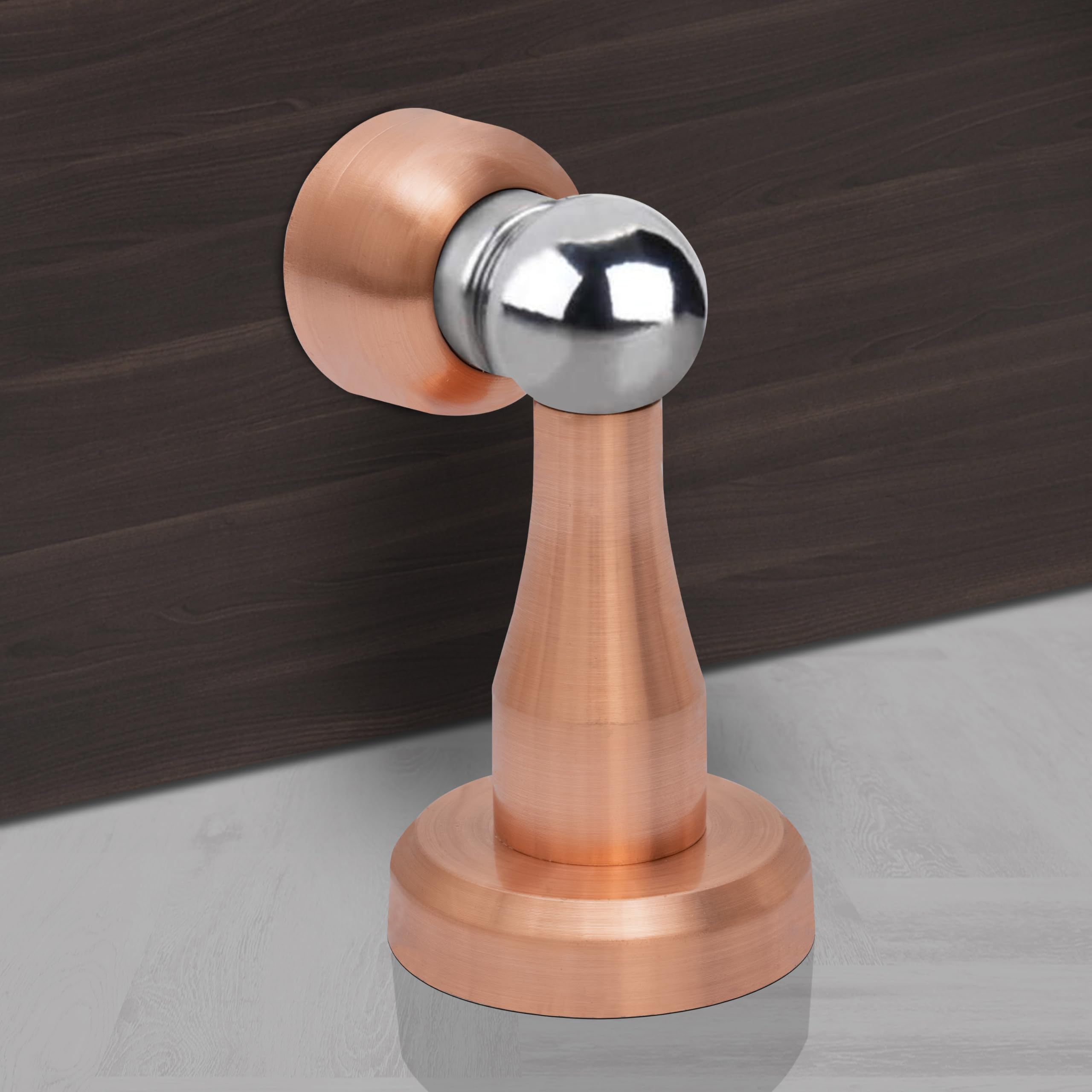 Buy Plantex Stainless Steel 4 inch Door Magnet Stopper - Soft Catcher ...