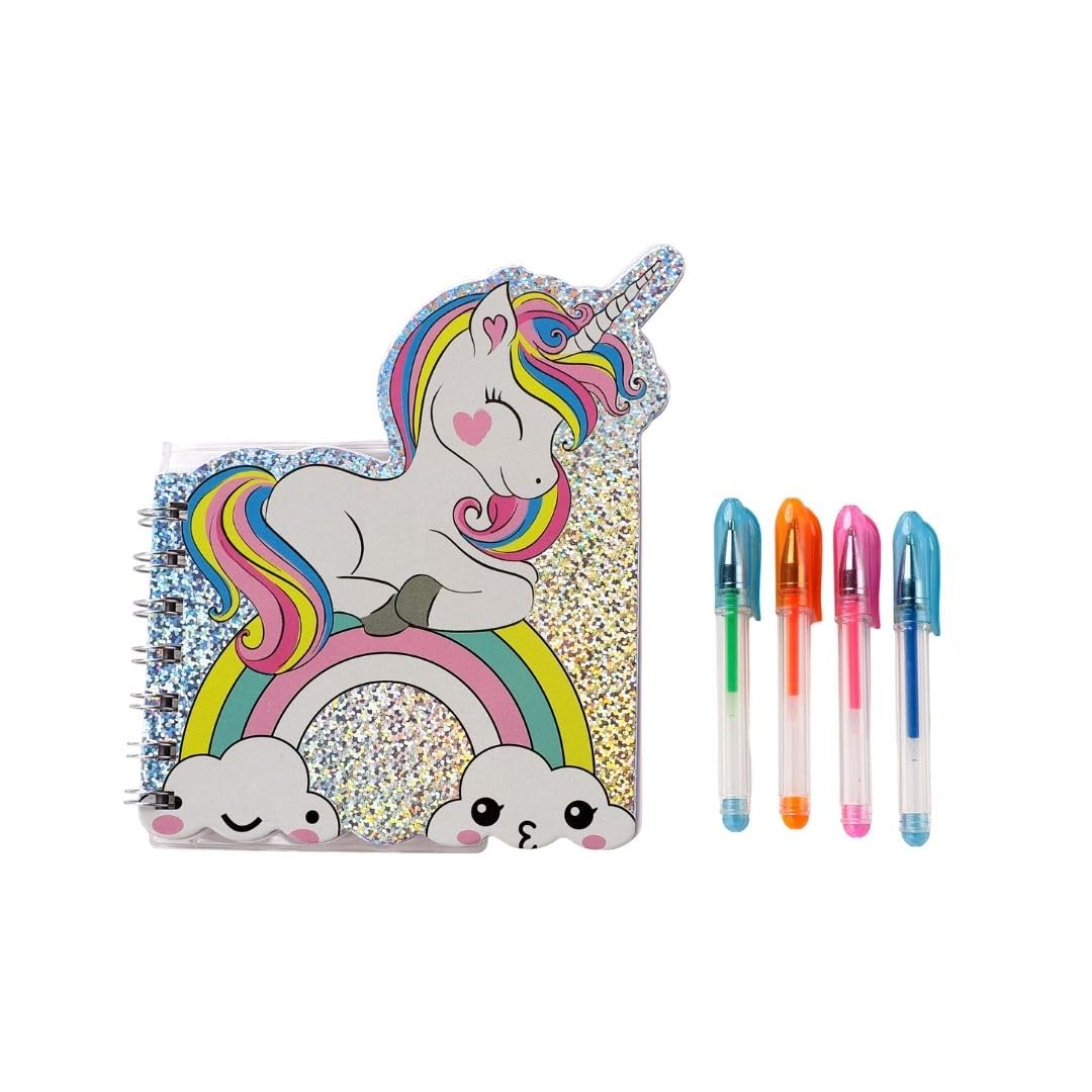 Buy Tinker Squad Cute Unicorn Diary with Pens | A5 Size | Multi Color ...