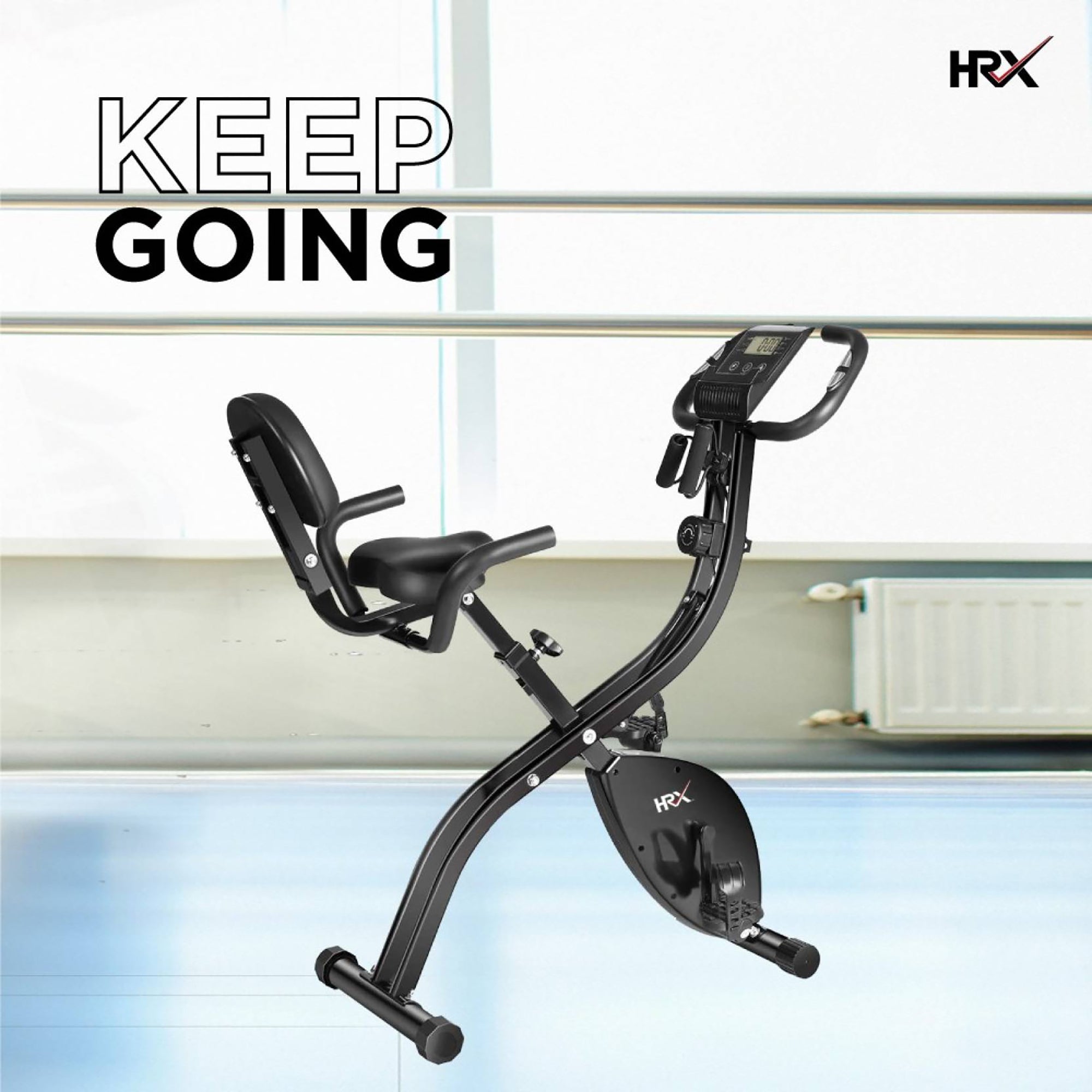 Buy HRX X Pro-EB500 X-Bike Exercise Cycle | Compact & Adjustable – The ...