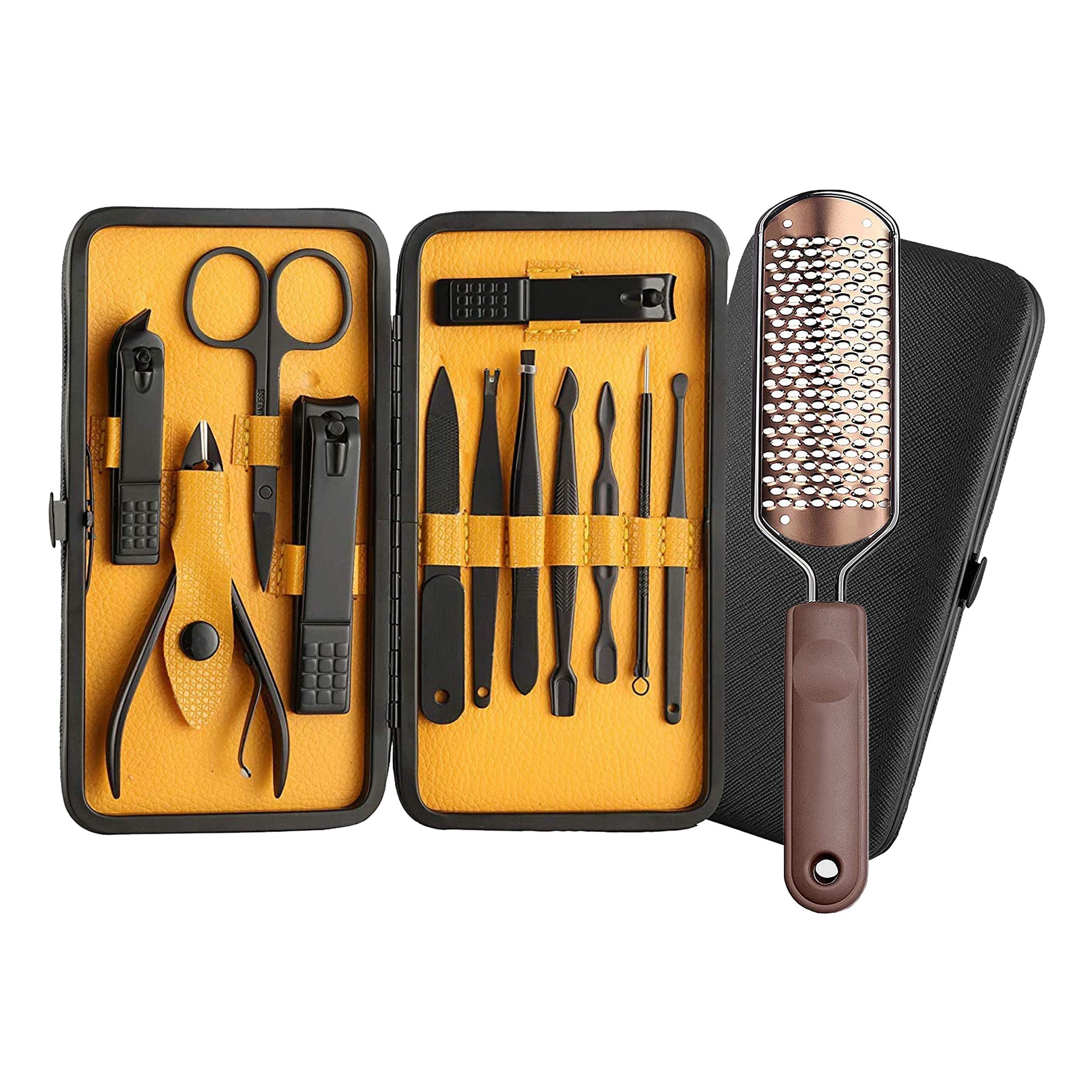 Buy Combo: Dr Foot Pedicure Kit - 12-Piece Professional Grooming Tools ...