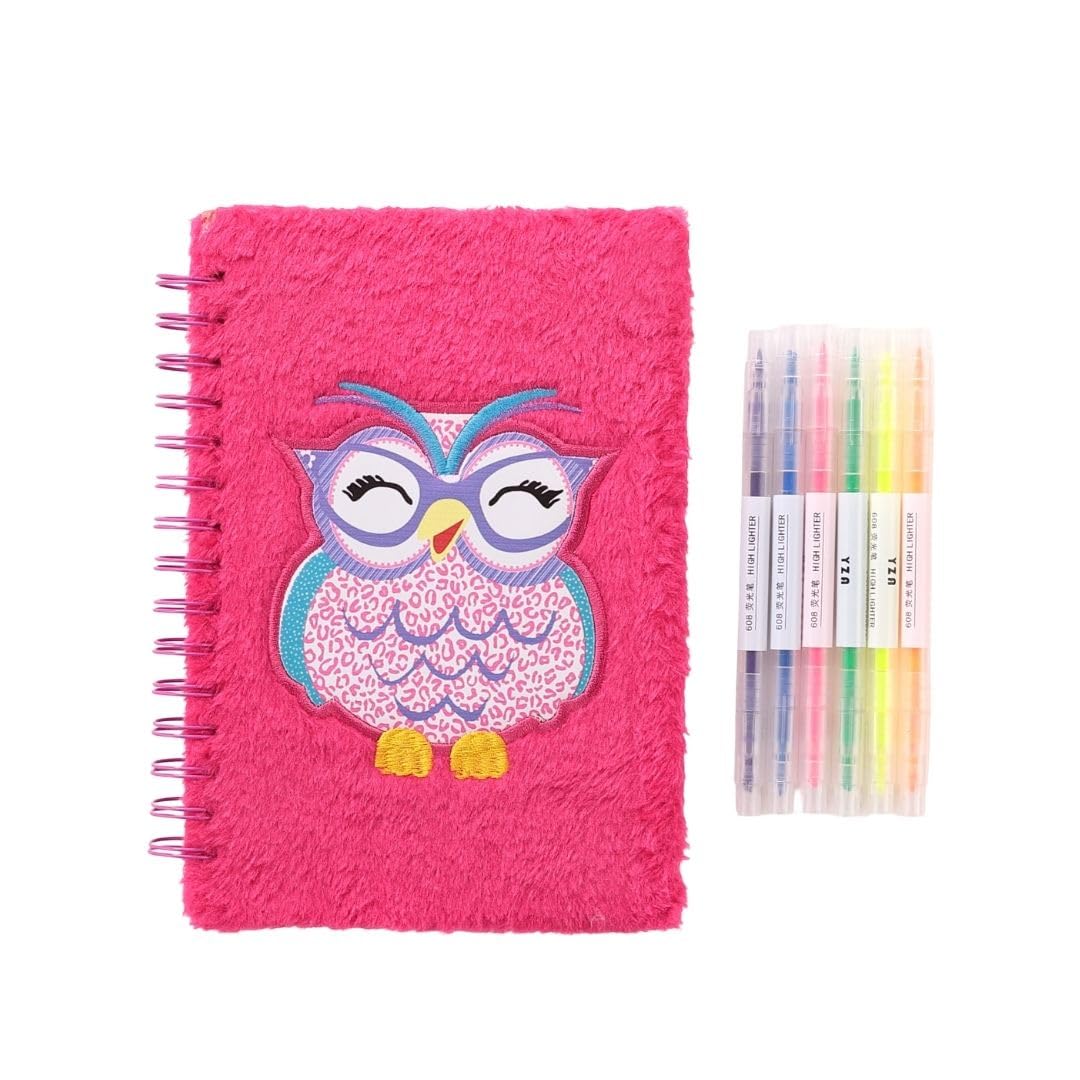 Buy Tinker Squad Cute Journal Diary - Unicorn Design, Soft Plush Cover ...