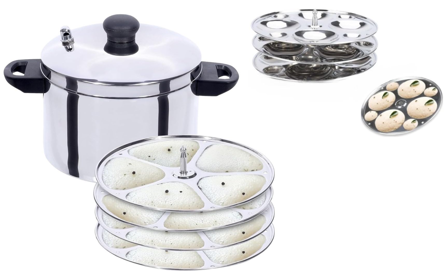 USHA SHRIRAM Idli Maker Stainless Steel | Induction & Gas Friendly | I ...