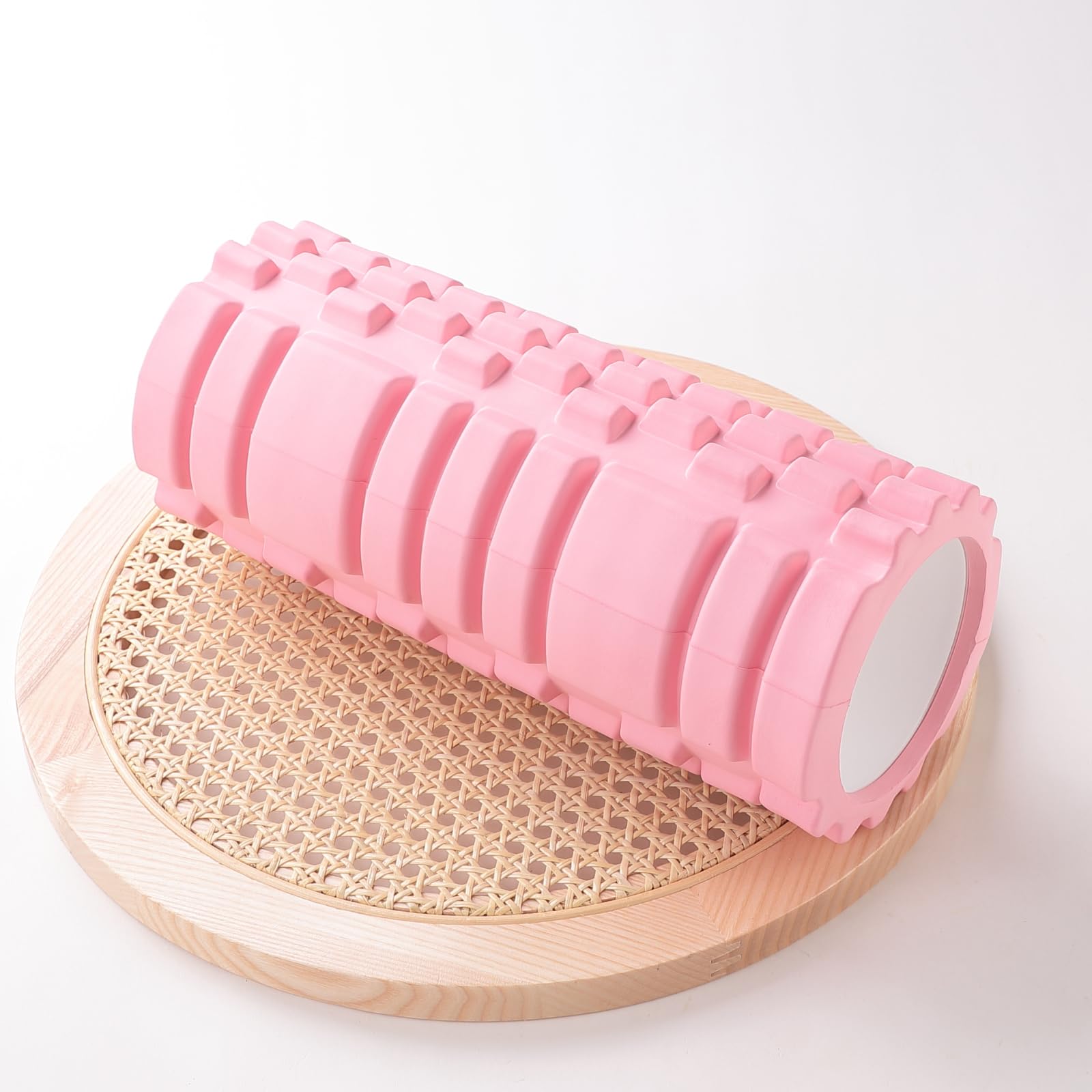 Kuber Industries Foam Roller For Exercise, Back Pain, Knee Pain (Pink ...