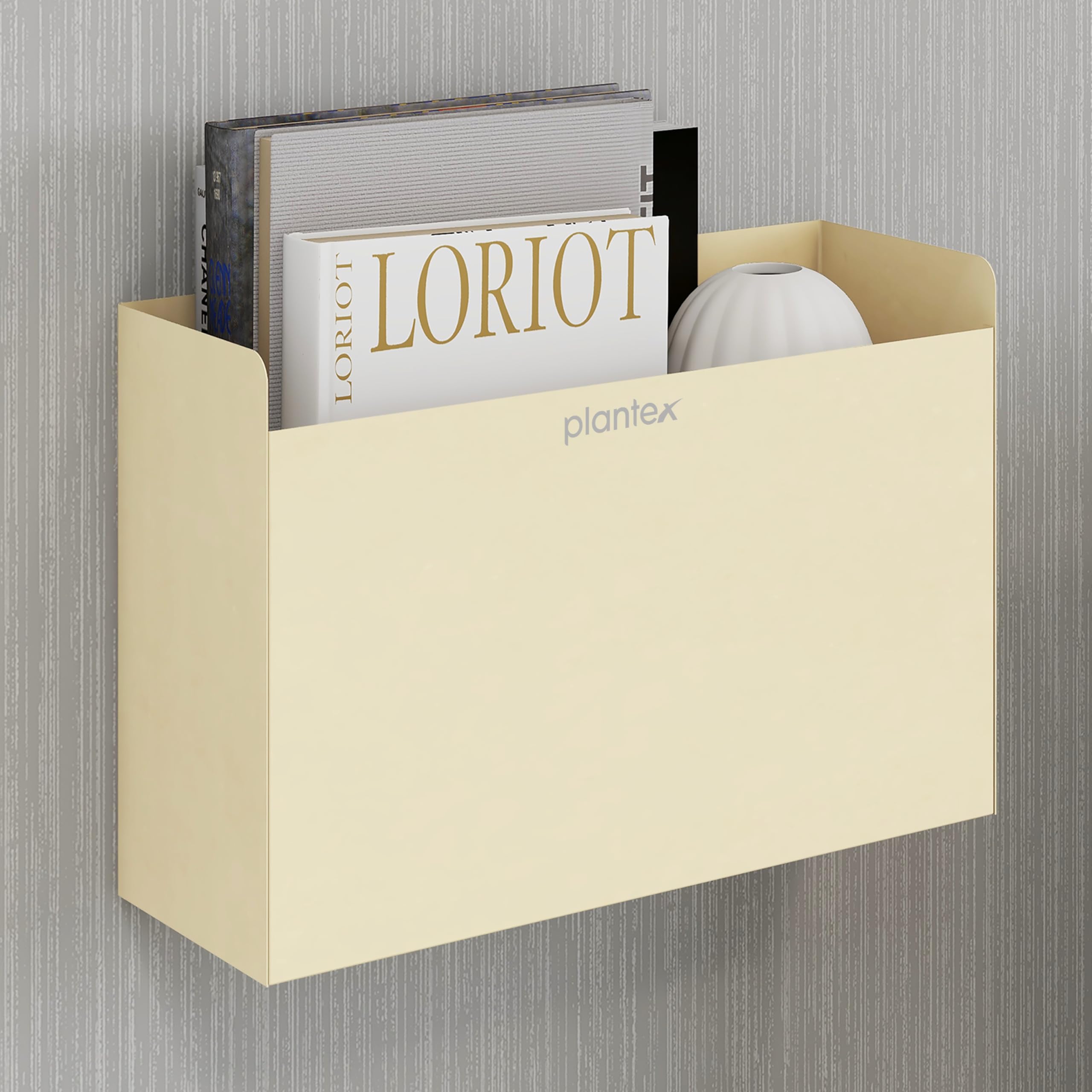 Plantex High Grade Metal Wall Mount Magazine Holder/News Paper Holder ...