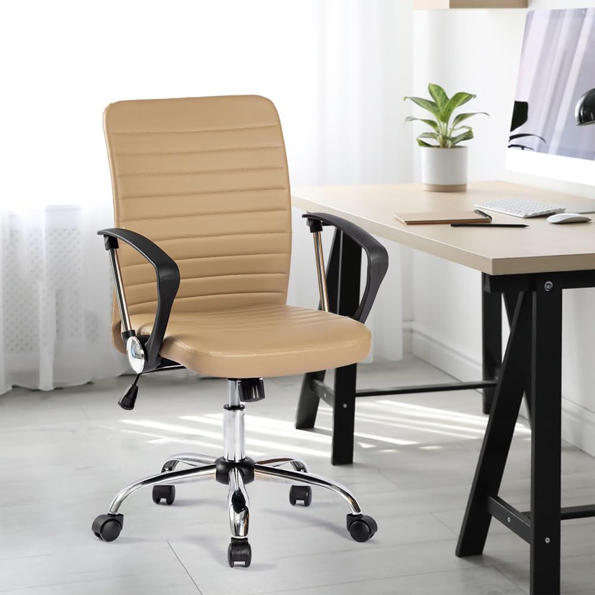 Buy SAVYA HOME Leatherette Executive Office Chair - Ergonomic Design ...