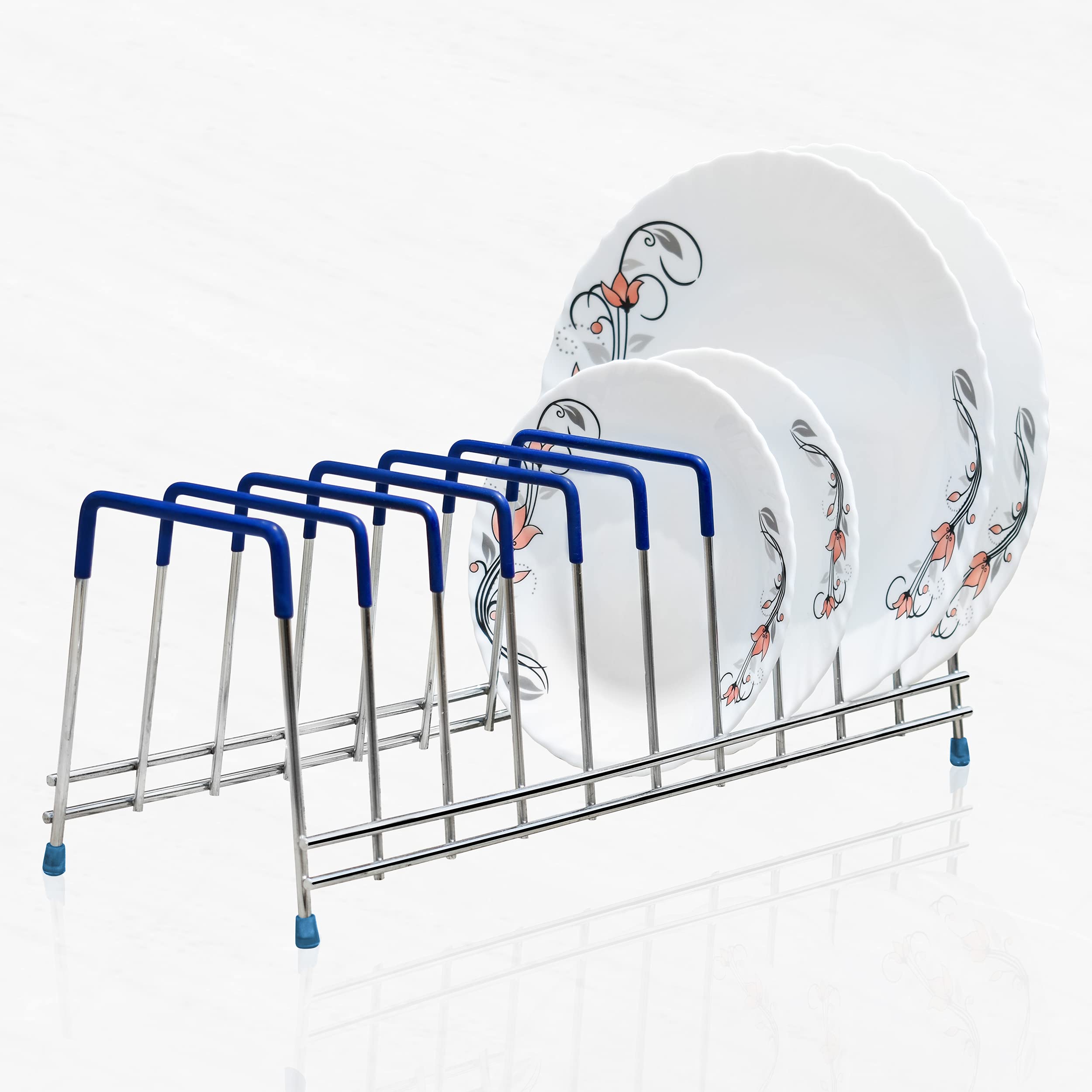 Plantex Stainless Steel Thali Stand/Plate Fixer/Dish Stand/Plate Holde ...