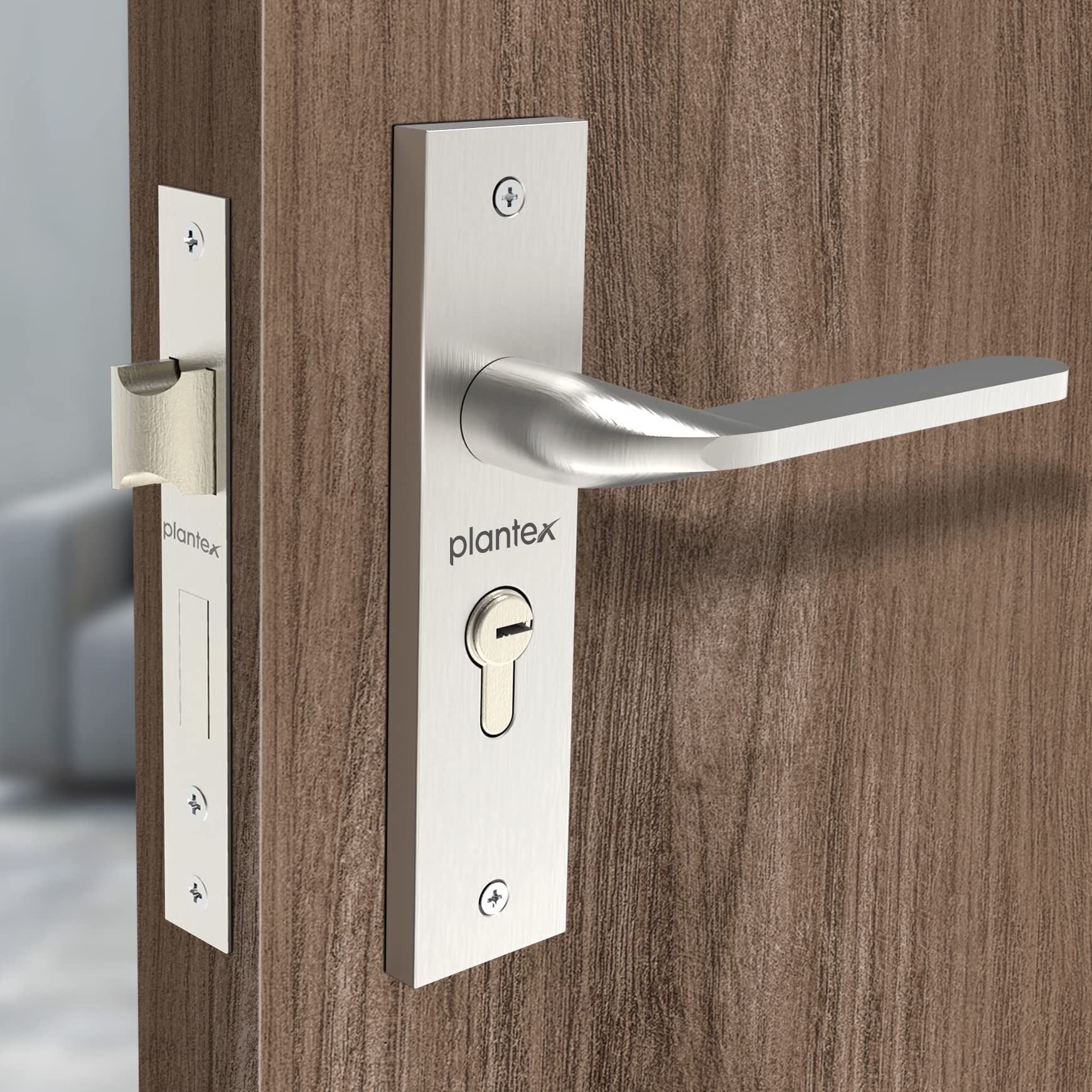 Plantex Heavy Duty Door Lock - Main Door Lock Set with 3 Keys/Mortise ...