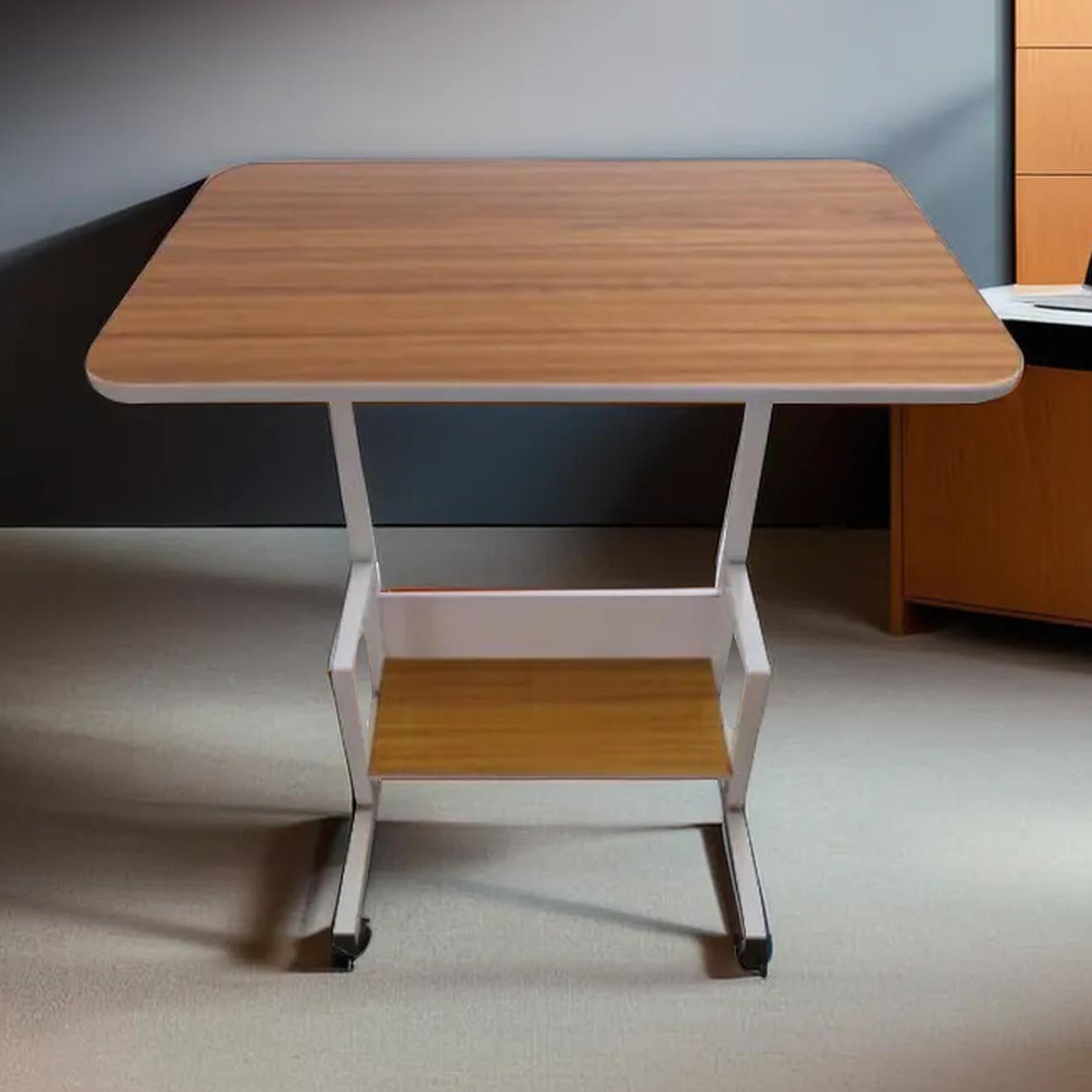 SAVYA HOME Manual Height Adjustable Table For Adults, Students, Kids ...