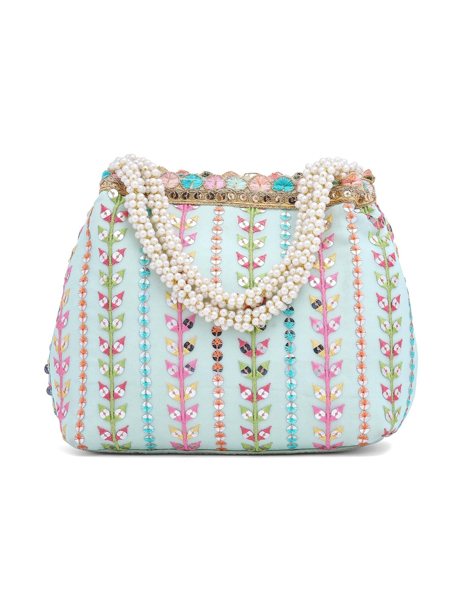 Buy Yellow Chimes Potli Bags for Ladies - Traditional Handbag – The ...