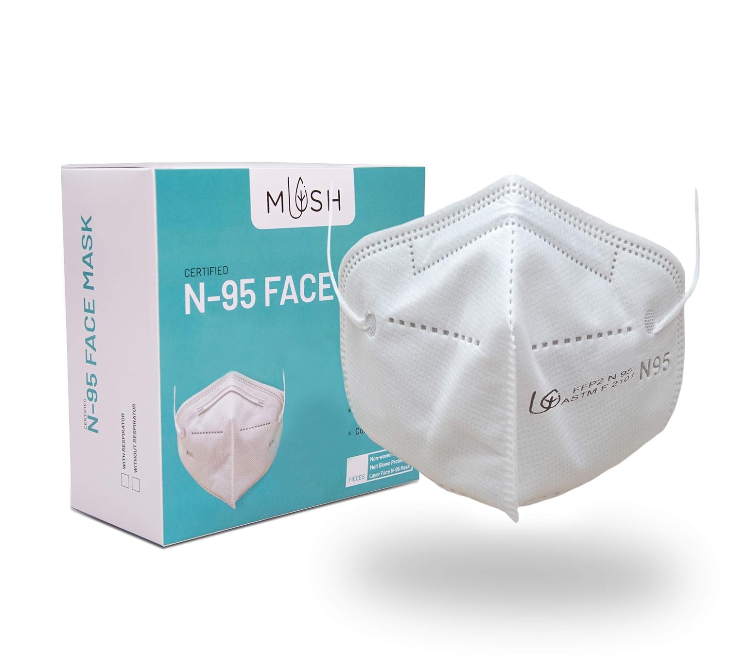 Buy Pack of 6 N95 Fold-Flat Dust Masks - 6 Layered Protection – The ...