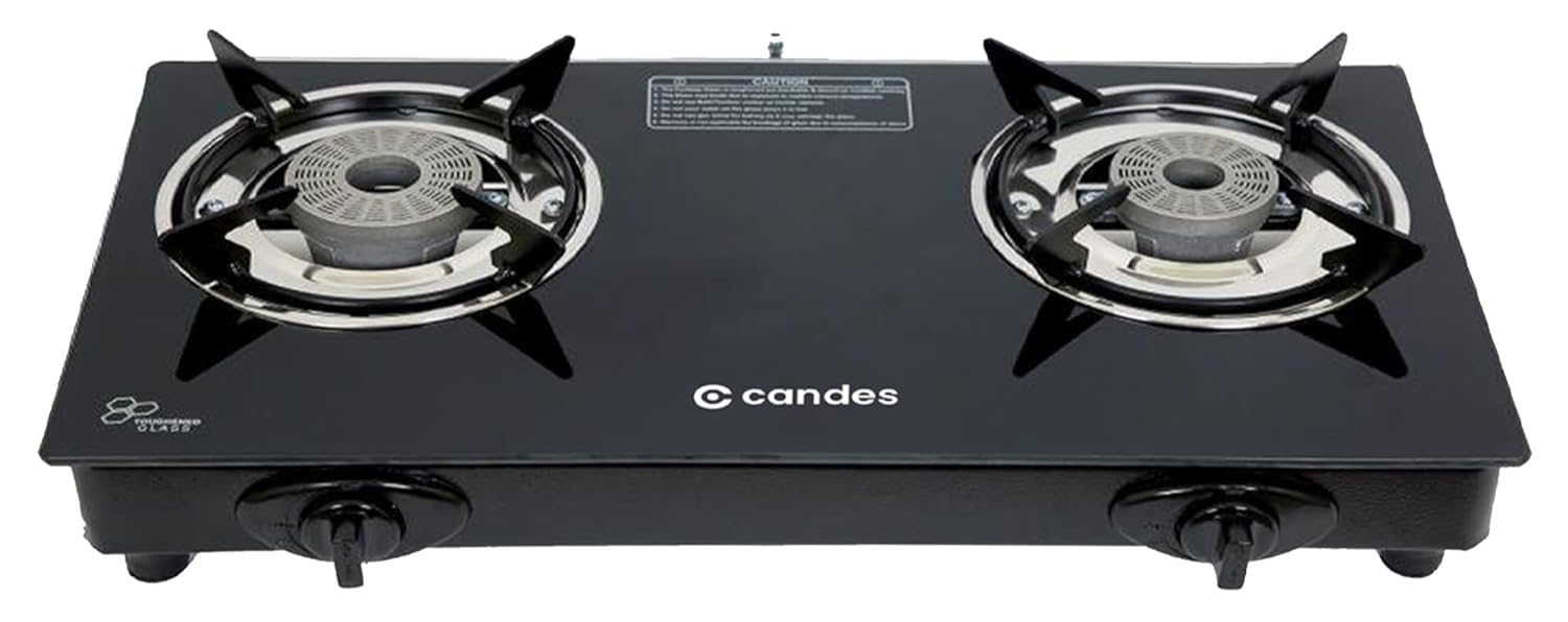 Buy Candes 2 Burner Gas Stove: LPG Automatic Ignition Chulha – The ...
