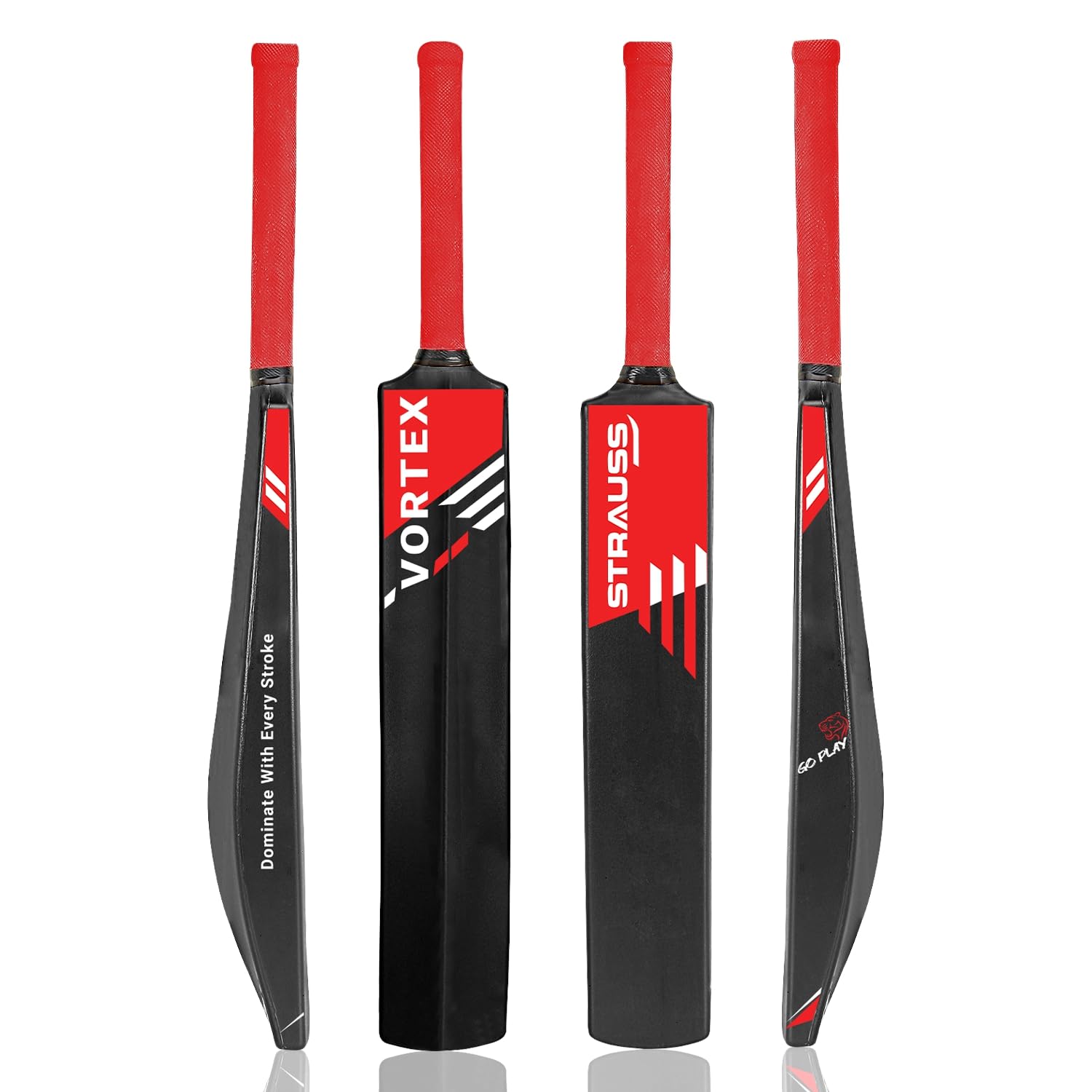 Buy Full Size Strauss Vortex Cricket Bat - Heavy Duty, All Weather ...